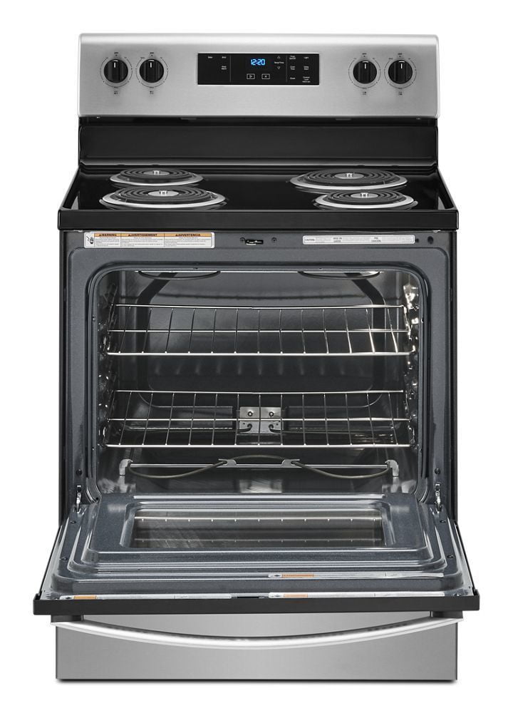 Whirlpool WFC150M0JS 30" Freestanding Coil Electric Range | Town Appliance